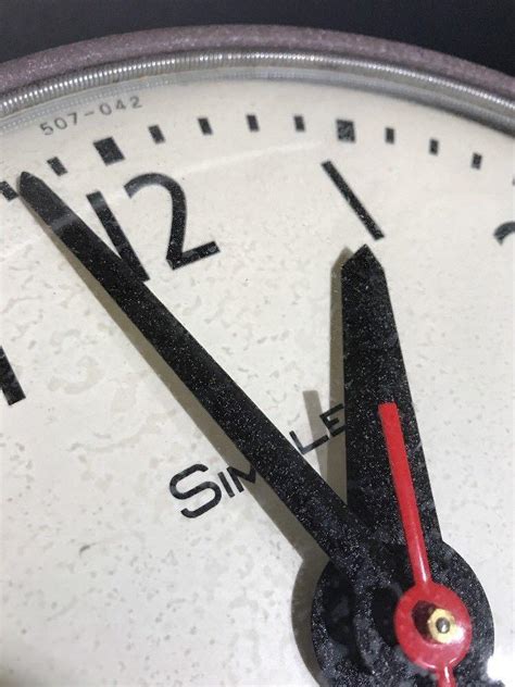 Vintage Simplex 10 Analog Slave Clock Type 5635 School Classroom