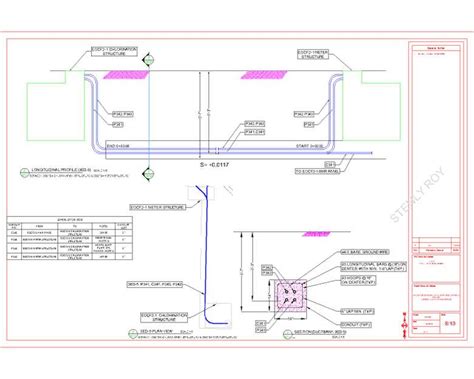 Electrical Cable Route Layout With Longitude Section Freelancer