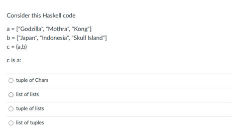 Solved Consider This Haskell Code A Godzilla Mothra