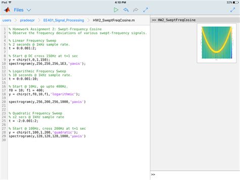 Matlab Mobile Ipad Layout Matlab Community Matlab And Simulink