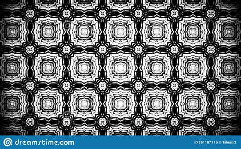An Image In Which Patterns Repeat Like A Mandala Or Kaleidoscope Stock