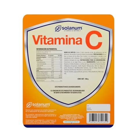 Vitamina C Twopack Cápsulas Solanum