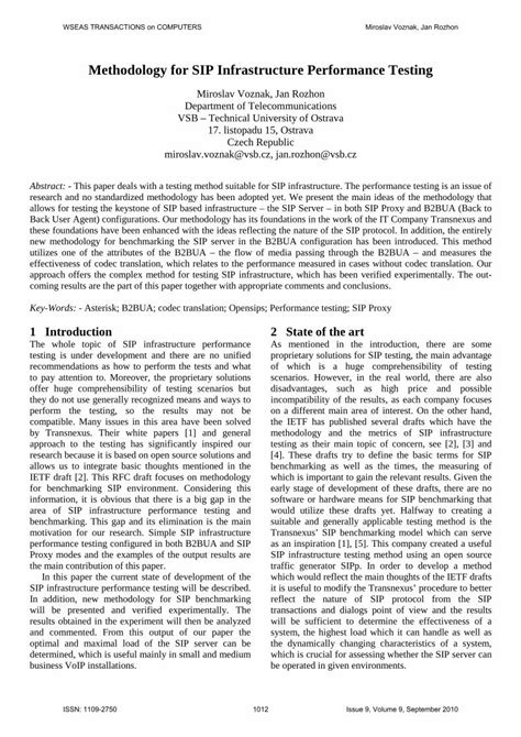 pdf methodology for sip infrastructure performance testing dokumen tips