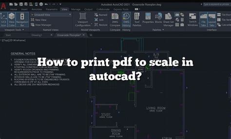 how to print pdf to scale in autocad