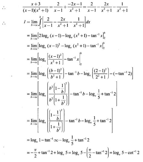 Improper Integrals Theorem Worked Examples Exercise With Answers