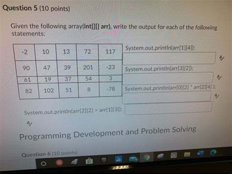 Solved Question Points Given The Following Chegg