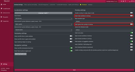 Disable The Overlays Trucky The Virtual Trucker Companion App