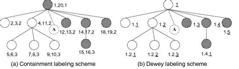 Labeling An Xml Tree Download Scientific Diagram