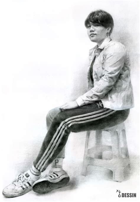 인체소묘 장미술학원 인물화 드로잉 기법 초상화