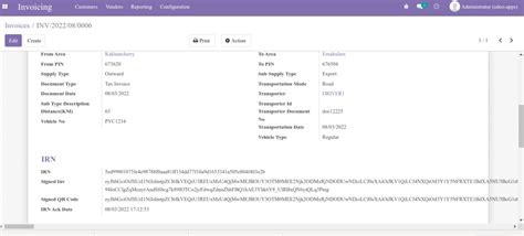 E Invoice In Odoo14 Enzapps It Solution