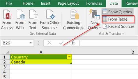 Sql Server Data Flow Into Excel Template With Power Query Function