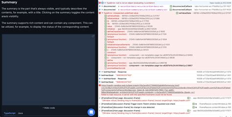 accordion summary typescript example not working · issue 2340 · vaadin