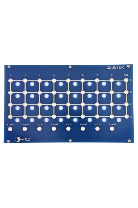 Cluster Cv Mixer Panel Nonlinear Circuits Modular Addict Synth Diy