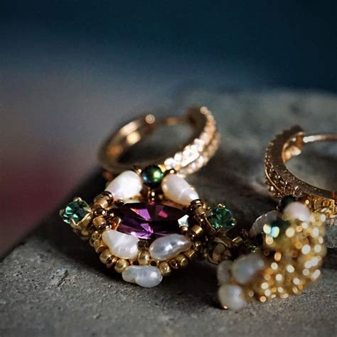 Серьги ручной работы