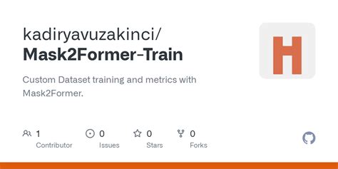 GitHub Kadiryavuzakinci Mask2Former Train Custom Dataset Training