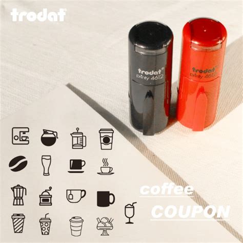 커피쿠폰도장 10mm 원형 자동스탬프 트로닷 고고스탬프