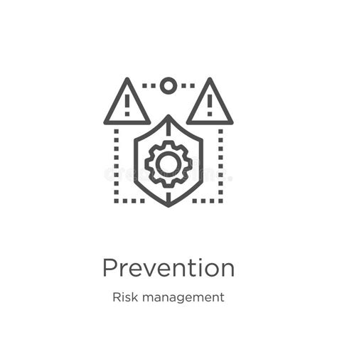 Prevention Icon Vector From Risk Management Collection Thin Line Prevention Outline Icon Vector