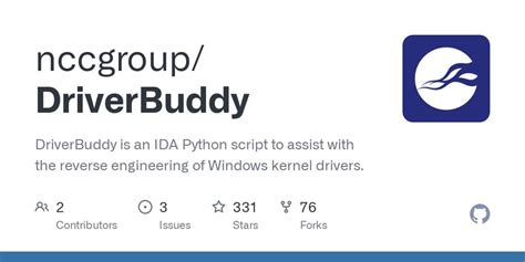 Driverbuddy Ida Python Script To Assist With The Reverse Engineering