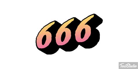 666 Number Animated  Logo Designs