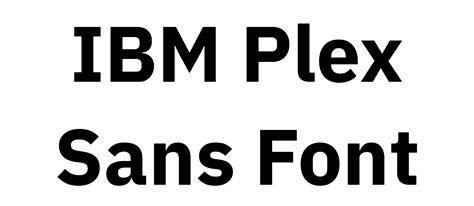 Ibm Plex Sans Font Dafоит 𝓈𝓉𝓎𝓁𝑒