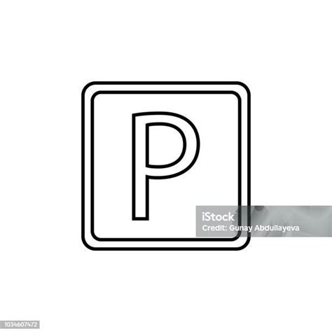 주차장 표시 아이콘 여행 아이콘 모바일 개념 및 웹 응용 프로그램의 요소입니다 웹 및 모바일 선 주차 표시 아이콘을 사용할 수 있습니다 프리미엄 아이콘 거리에 대한 스톡