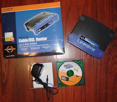 Amazon Com Linksys EtherFast Cable DSL Router W 4 Port Switch BEFSR41 Electronics