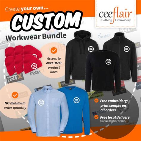 Custom Workwear Bundle Personalised Workwear In Somerset