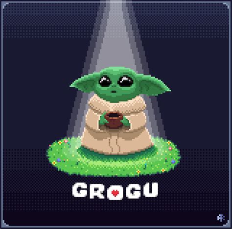 Grogu Impostor Pixel Art Pixel Art Grid Pixel Art Pokemon Easy Porn