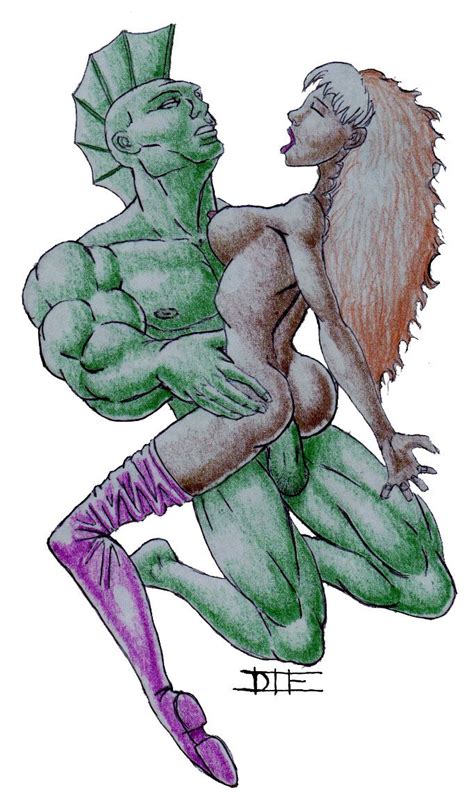 Rule 34 Dark Skinned Female Dark Skin Die Green Skin Image Comics