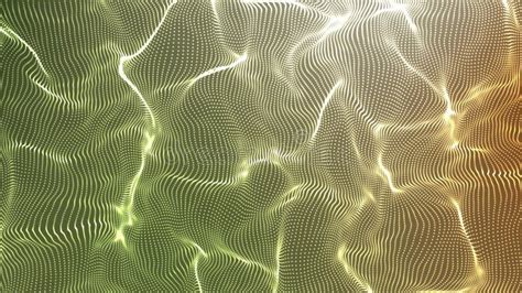 Abstract Digital Particle Wave Glowing In Cyberspace Background Cyber Or Technology Background