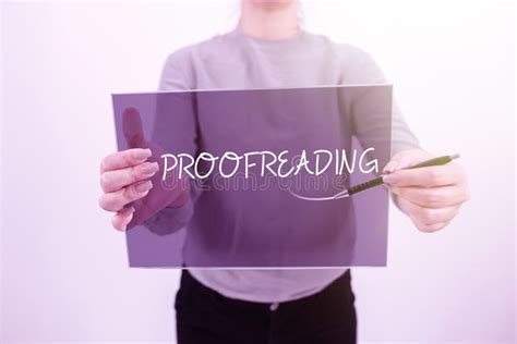Writing Displaying Text Proofreading Business Overview Act Of Reading And Marking Spelling
