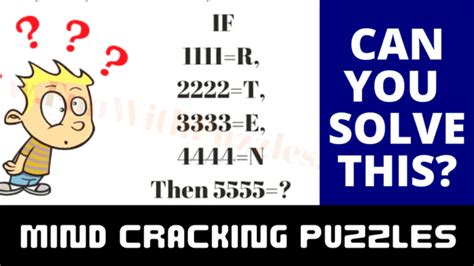 Tricky Logical Questions Mind Cracking Puzzles Video