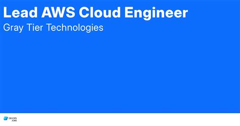 Lead Aws Find Top Devops Jobs Opportunities For Devops Engineers