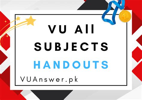 VU All Updated Handouts 2025