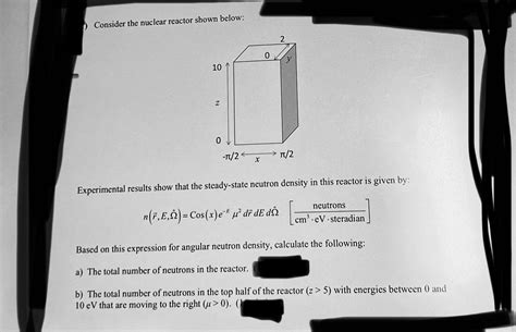 Solved Consider The Nuclear Reactor Shown Below Experimental Chegg Com