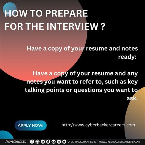 Here Are Tips On How To Ace The Cyberbacker Interview You Can Take The Initial Interview Even