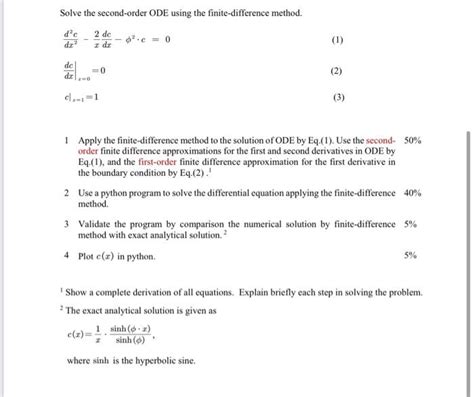 solve the second order ode using the
