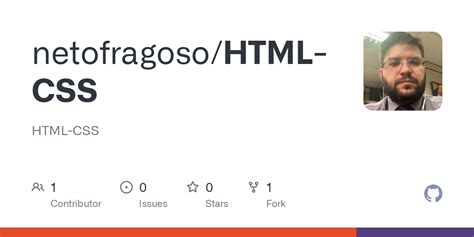 Github Netofragosohtml Css Html Css