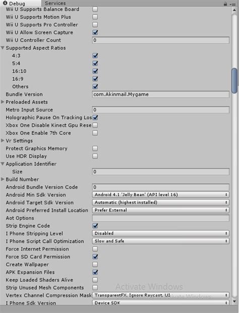 Bundle Identifier Is Missing From Player Settings Unity Engine