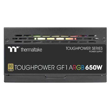 Thermaltake Toughpower GF1 ARGB 650W Modular Power Supply Silver| Techinn