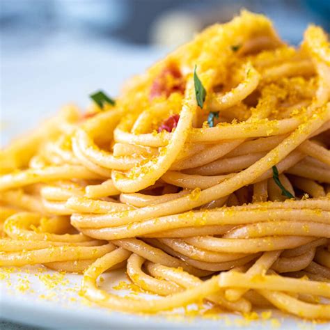 Spaghetti Alla Bottarga Mediterranean Taste