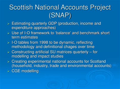 Ppt The Use Of The Scottish Input Output Framework For Policy