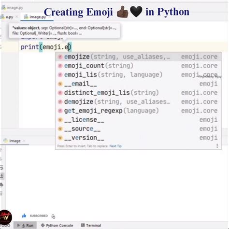 creating emoji 👍🏿🖤 in python emoji module prof antony vijay shorts youtube