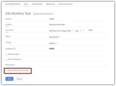 Creating Workflow Tasks