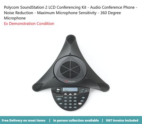 Polycom Soundstation2 Conferencing Unit Silicon Alley