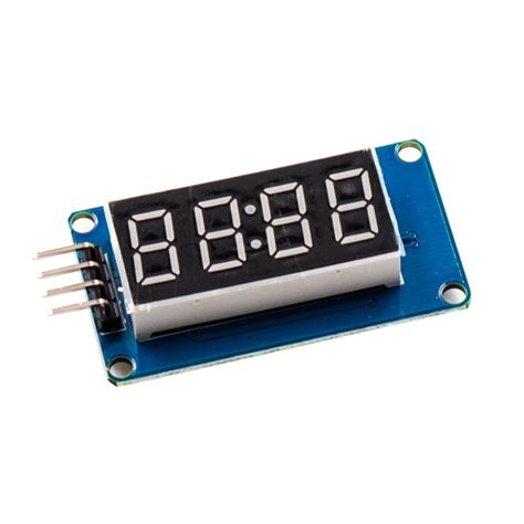 Lafvin Tm1637 Led Display Module For Arduino 7 Segment 4 Bits 0 36 Inch