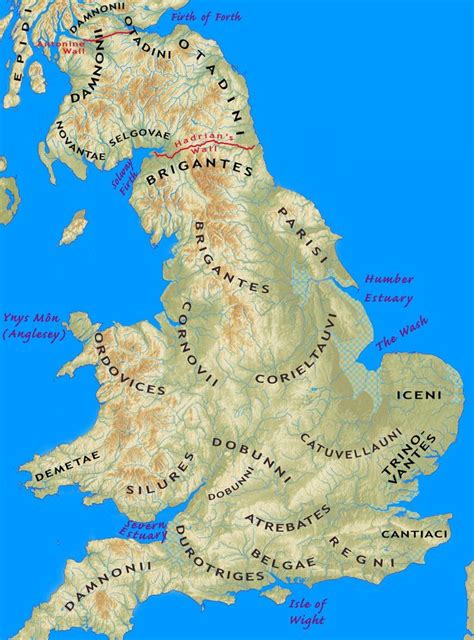 Iron Age Tribes Of Southern Britain Interactive Map European Tribes
