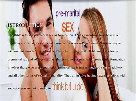 Premarital Sex Presentations PPTX