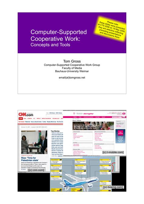 Pdf Computer Supported Cooperative Work