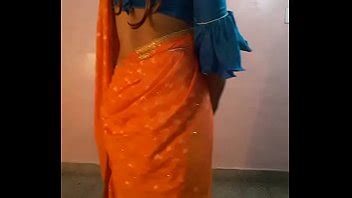 My Sexy Orange Saree Xvideos Com